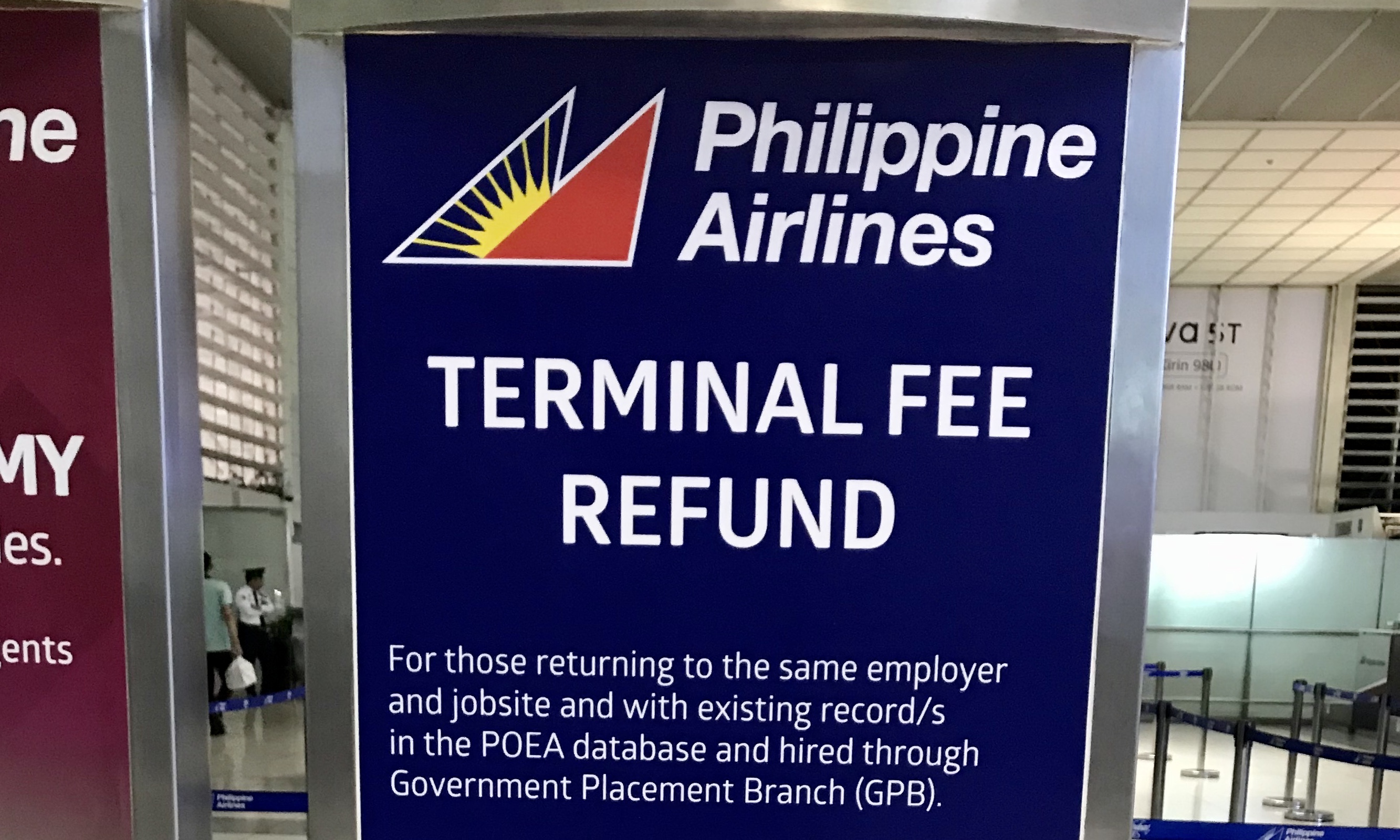 Steps sa pagkuha ng terminal fee refund sa Philippine Airlines NAIA ...