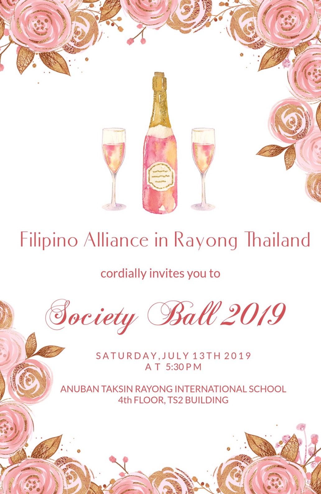 Filipino Alliance in Rayong to hold Society Ball 2019 — Pinoy Thaiyo